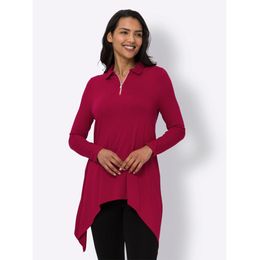 Sieh an! Longshirt in kirsche | Gr.: 40