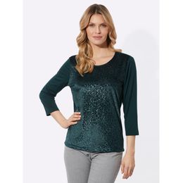 Sieh an! 3/4-Arm-Shirt in petrol | Gr.: 44