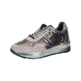 CETTI Sneakers Low in ante snake pewter | Gr.: 38