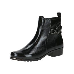 Caprice Stiefelette in BLACK NAPLAK | Gr.: 38,5