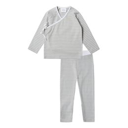 Stellou & friends Pyjama-Set 2tlg. Mit Streifen in grey | Gr.: 74/80