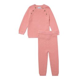 Stellou & friends Strickpullover und Strickhose in rosa | Gr.: 92