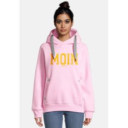 Salzhaut Hoodie S&Uuml;NN - MOIN in Rose-Neon Orange | Gr.: XXL