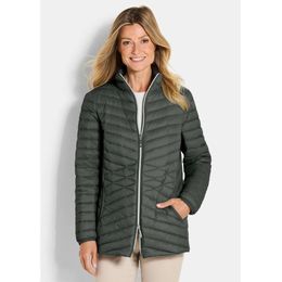 GOLDNER Herbstjacke mit Daunen, Stehkragen in khaki | Gr.: 44
