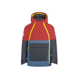 Trollkids Ski-/ Snowboardjacke "Eikedalen" in Braunrot/ Blau | Gr.: 110