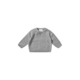 Stellou & friends Strickpullover Kinder in grey | Gr.: 86/92