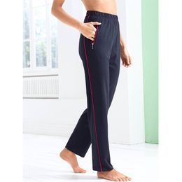 Sieh an! Freizeithose in marine-fuchsia | Gr.: 50