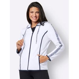 Sieh an! Fleece-Jacke in ecru-marine | Gr.: 44