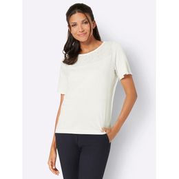 Sieh an! Kurzarm-Shirt in ecru | Gr.: 52