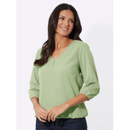 Sieh an! Schlupfbluse in eucalyptus | Gr.: 46