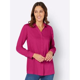 Sieh an! Longbluse in pink | Gr.: 46