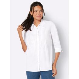 Sieh an! Longbluse in wei&szlig; | Gr.: 44