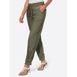 Sieh an! Schlupfhose in khaki | Gr.: 38