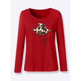 Sieh an! Langarm-Shirt in kirsche | Gr.: 52