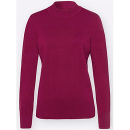 Sieh an! Strickpullover in weinrot | Gr.: 52