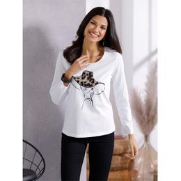 Sieh an! Langarm-Shirt in ecru | Gr.: 48