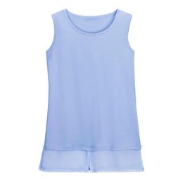 Sieh an! 2-in-1-Top in bleu | Gr.: 44