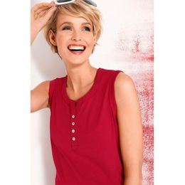 Sieh an! Tanktop in rot | Gr.: 50