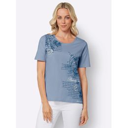 Sieh an! Shirt in bleu-bedruckt | Gr.: 54