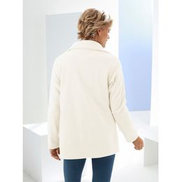 Sieh an! Fleece-Jacke in wollwei&szlig; | Gr.: 38