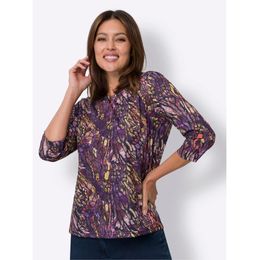 Sieh an! 3/4-Arm-Shirt in traube-limone-bedruckt | Gr.: 40