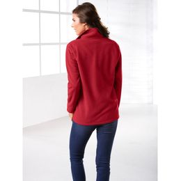 Sieh an! Fleece-Jacke in weinrot | Gr.: 42