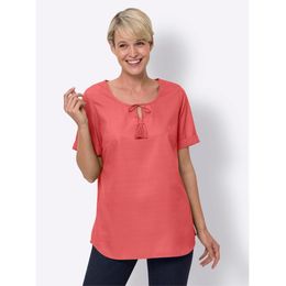 Sieh an! Longbluse in koralle | Gr.: 40