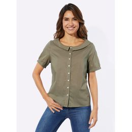 Sieh an! Bluse in khaki | Gr.: 48