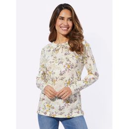 Sieh an! Langarm-Shirt in champagner-bedruckt | Gr.: 50