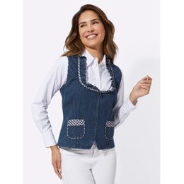 Sieh an! Jeans-Weste in blue-stone-washed | Gr.: 50