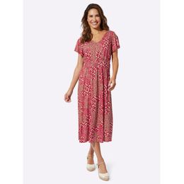 Sieh an! Jerseykleid in erdbeere-champagner-bedruckt | Gr.: 27