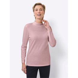 Sieh an! Stehkragen-Shirt in hortensie | Gr.: 46