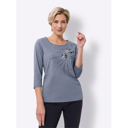 Sieh an! 3/4-Arm-Shirt in taubenblau | Gr.: 40