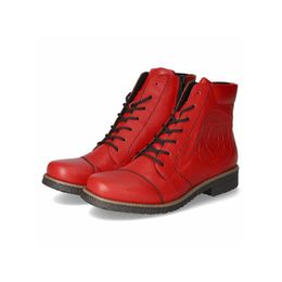 Rieker Schn&uuml;rstiefel in rot | Gr.: 40