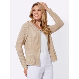 Sieh an! Strickjacke in beige-ecru | Gr.: 42