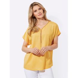 Sieh an! Longbluse in gelb | Gr.: 42