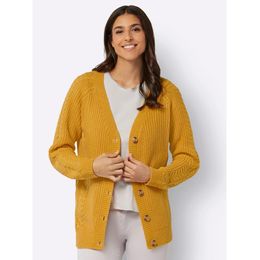 Sieh an! Strickjacke in ocker | Gr.: 38