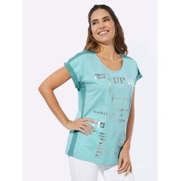 Sieh an! Kurzarm-Shirt in mint-salbei | Gr.: 42