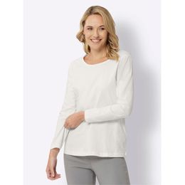 Sieh an! Langarm-Shirt in ecru | Gr.: 40