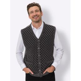 Sieh an! Strickweste in anthrazit-meliert | Gr.: 58