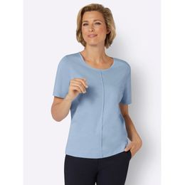 Sieh an! Kurzarm-Shirt in eisblau | Gr.: 54