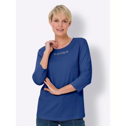 Sieh an! 3/4-Arm-Shirt in royalblau | Gr.: 38