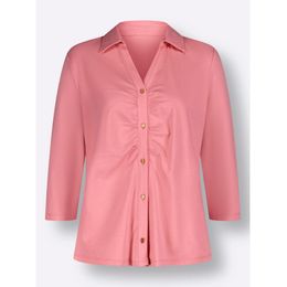 Sieh an! Jersey-Bluse in flamingo | Gr.: 52