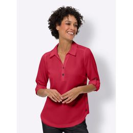 Sieh an! Schlupf-Bluse in rot | Gr.: 38