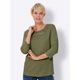 Sieh an! 3/4-Arm-Shirt in oliv | Gr.: 40