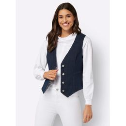Sieh an! Jeans-Weste in dark blue | Gr.: 54