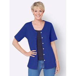 Sieh an! Shirtjacke in royalblau | Gr.: 38
