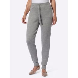 Sieh an! Strickhose in grau-meliert | Gr.: 44
