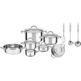 Topf-Set GSW "Montreal", silber (silberfarben), Töpfe, Induktion