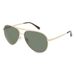 Fielmann BD 568 SUN CL TOM | Herren-Sonnenbrille | Fassung: Vollrand, Pilot, Edelstahl, Gold Gl&auml;nzend | Glasfarbe: G15